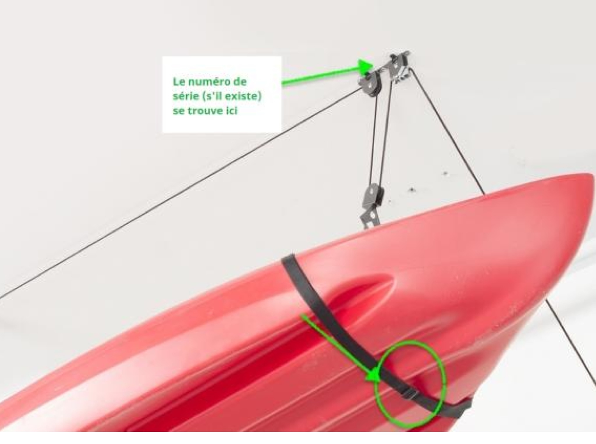 Palans de plafond Delta Cycle avec sangles | Protégez-Vous.ca