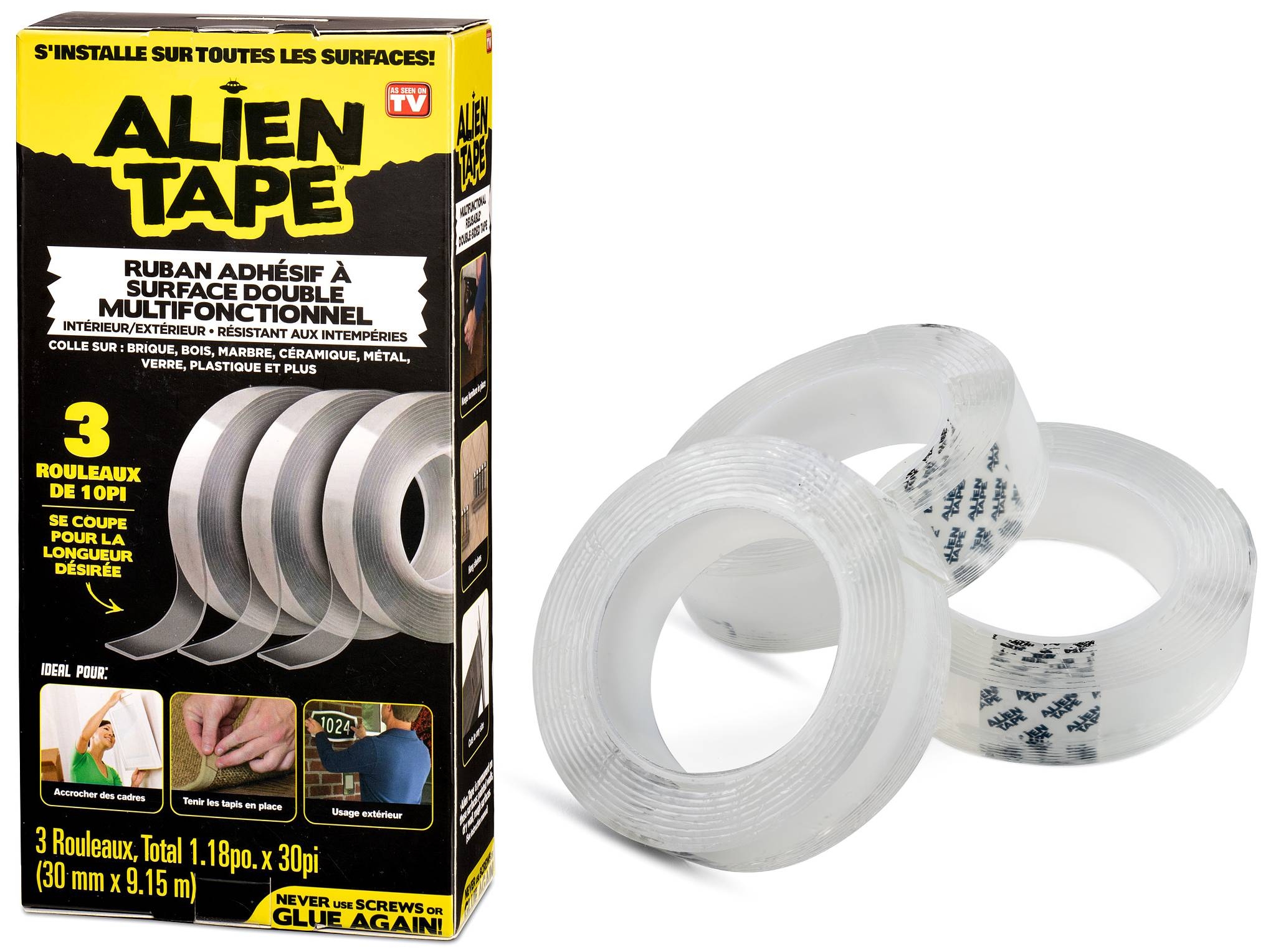 Flash test: notre avis sur le ruban adhésif Alien Tape | Protégez-Vous.ca