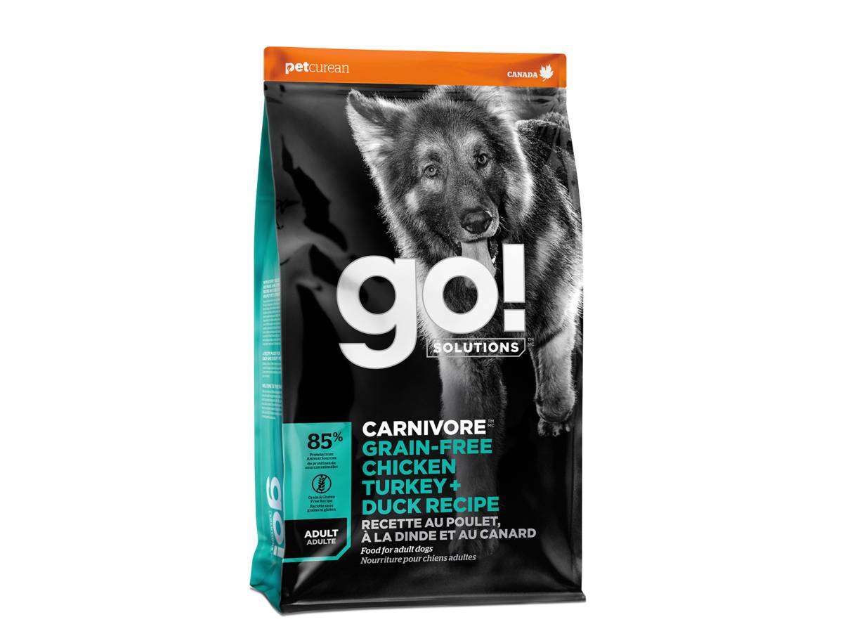 GO! SOLUTIONS – Carnivore – Recette au poulet à la dinde et au canard (par Petcurean) | Protégez ...