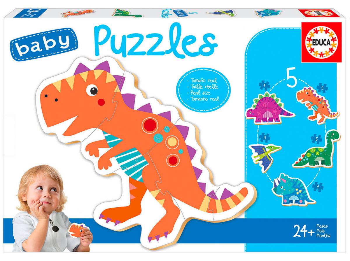 EDUCA Baby Puzzles, 5 dinosaures | Protégez-Vous.ca