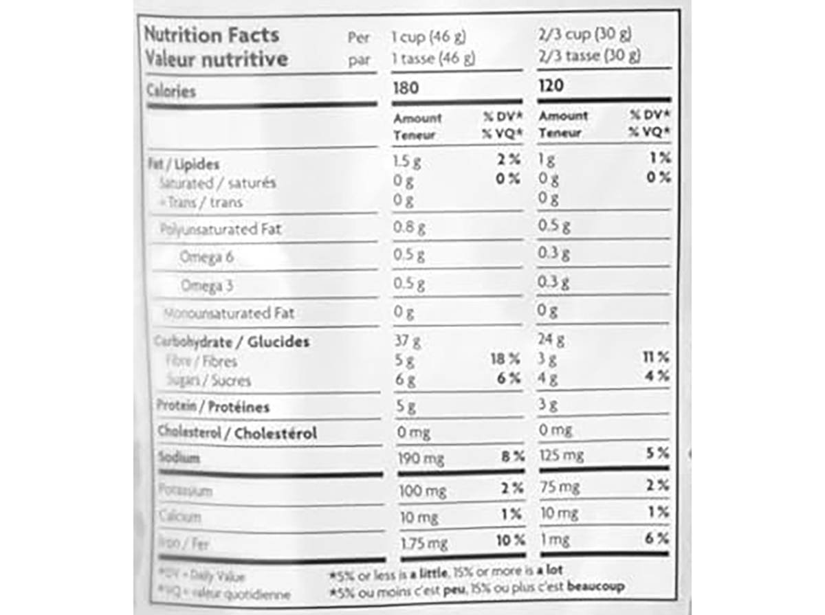 NATURE'S PATH Mesa Sunrise | Protégez-Vous.ca