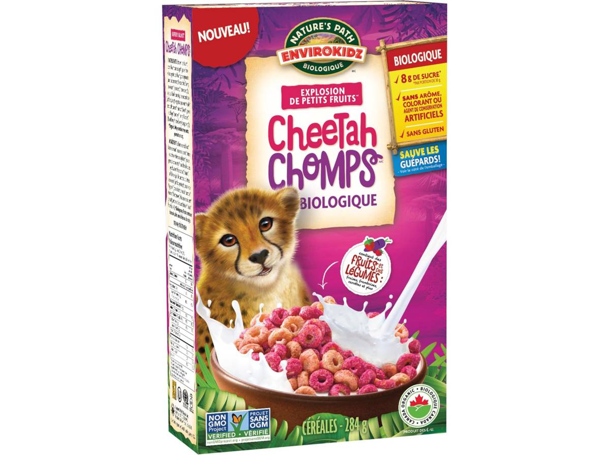 NATURE'S PATH – ENVIROKIDZ Cheetah Chomps – Petits fruits | Protégez ...