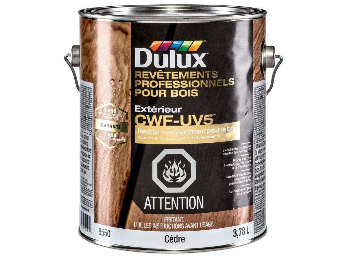 DULUX Revêtements professionnels pénétrant pour le bois CWF-UV5 semi ...