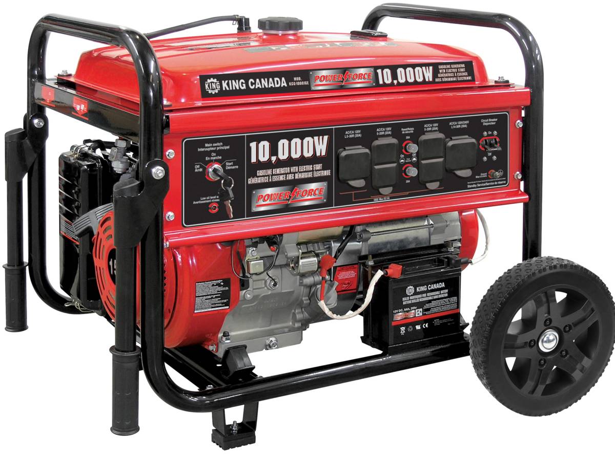 KING CANADA Power Force KCG-10001GE | Protégez-Vous.ca