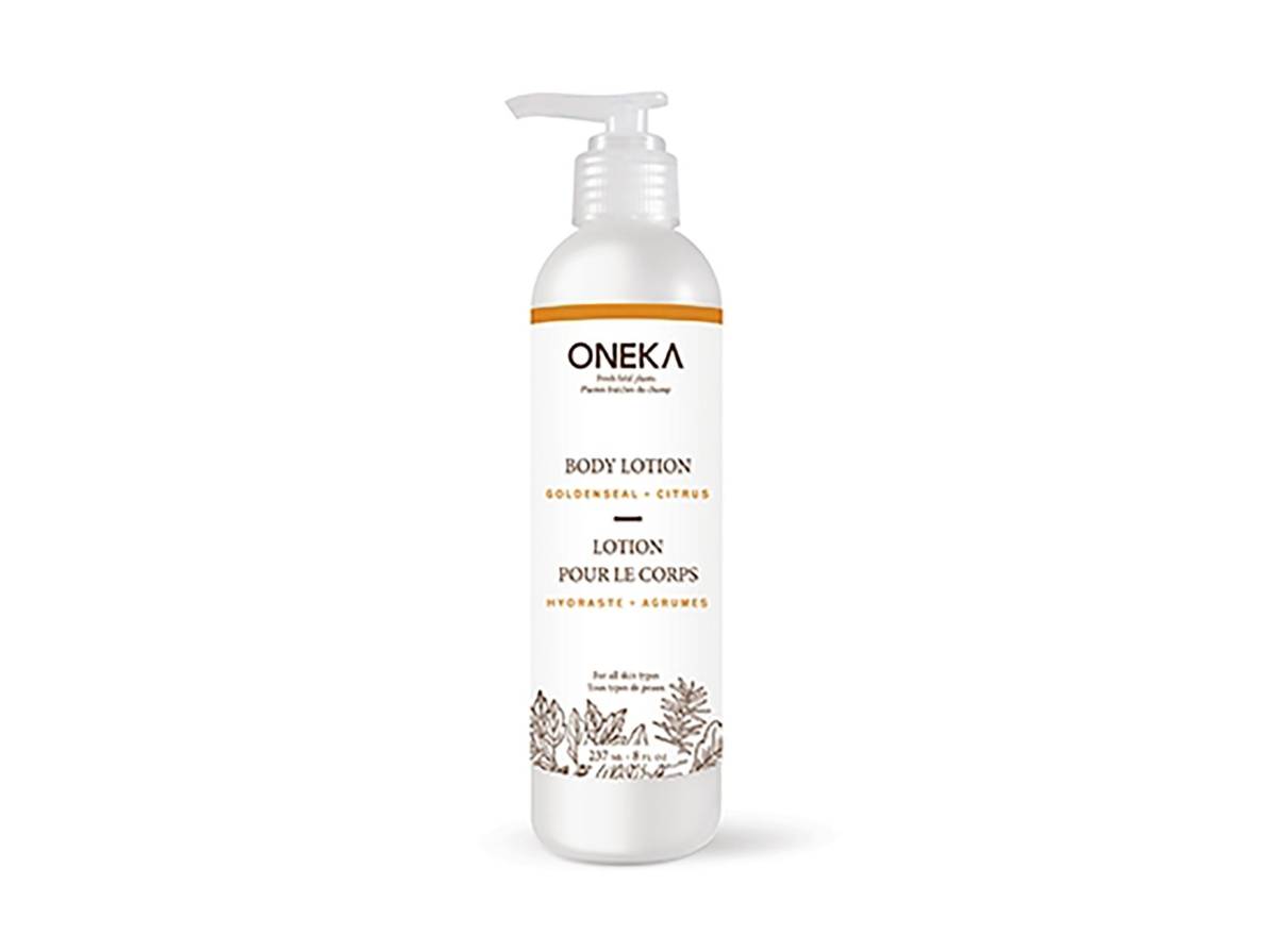 ONEKA – LOTION POUR LE CORPS – HYDRASTE + AGRUMES | Protégez-Vous.ca
