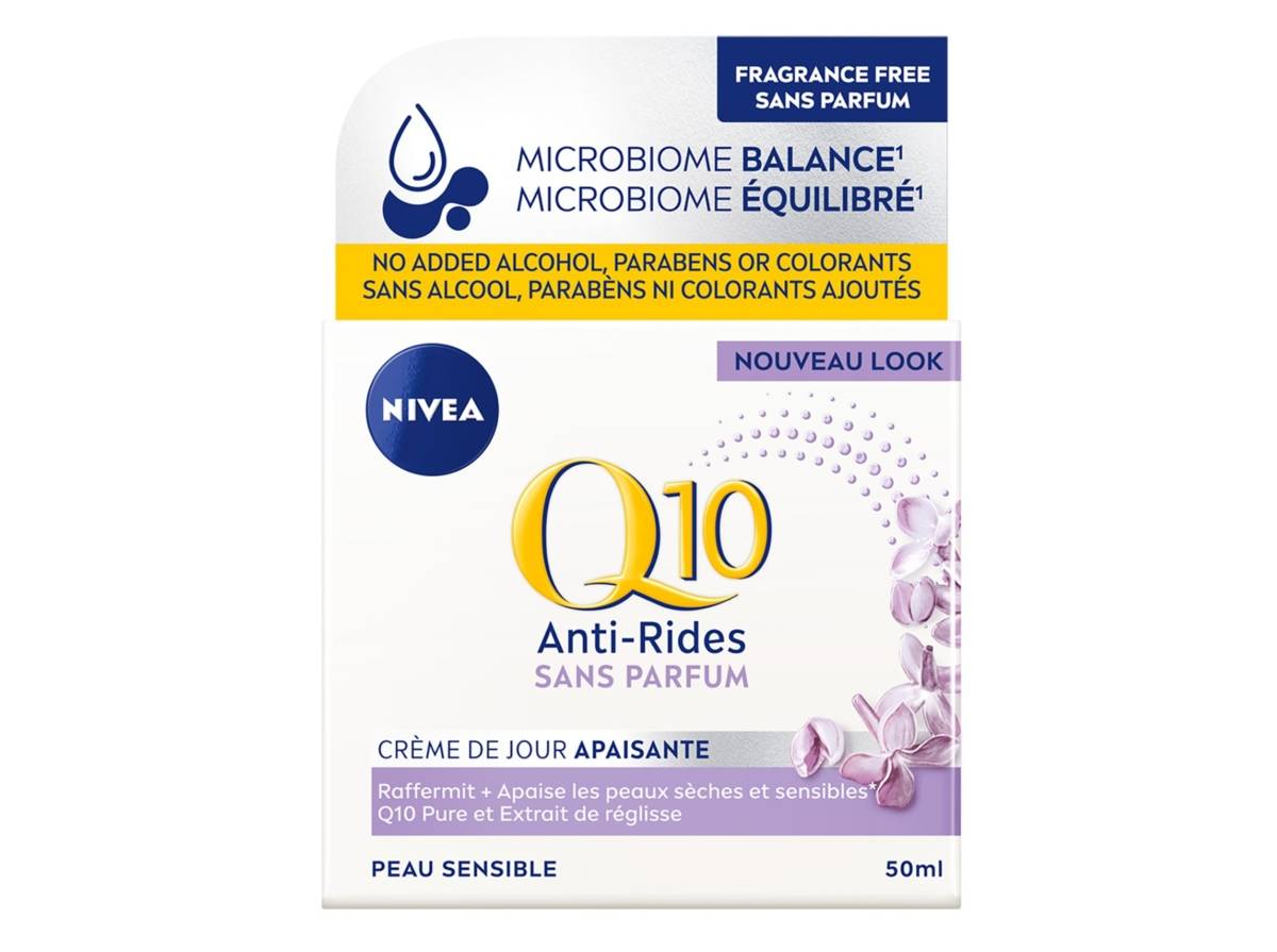 NIVEA – Q10 Anti-rides – Crème de jour apaisante – Sans parfum ...